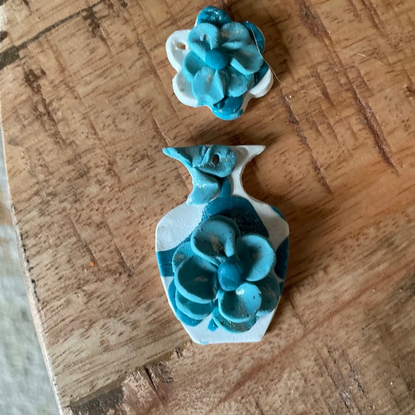 Vase Cutter, Clay Cutter, Small Daisy, Flower Cutter, Vase and Flower ...