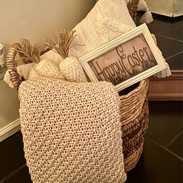 Mini Farmhouse Faux Christmas Tree Crochet Planter Sweater Cozy Winter ...