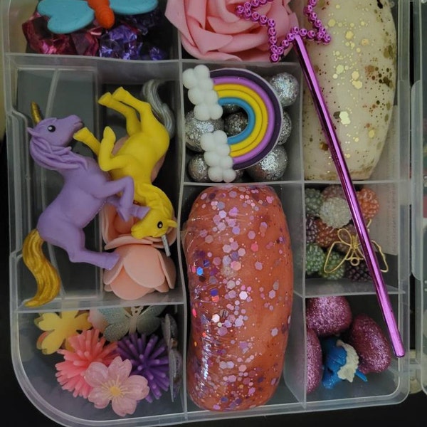 Play Dough Kit, Toddler Playdough Kit, Toddler Sensory Kit, Sensory Box ...