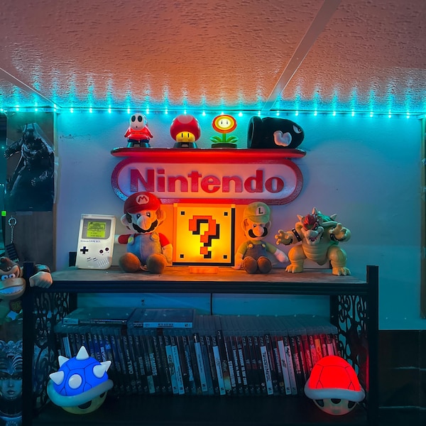 Nintendo Shelf - Etsy