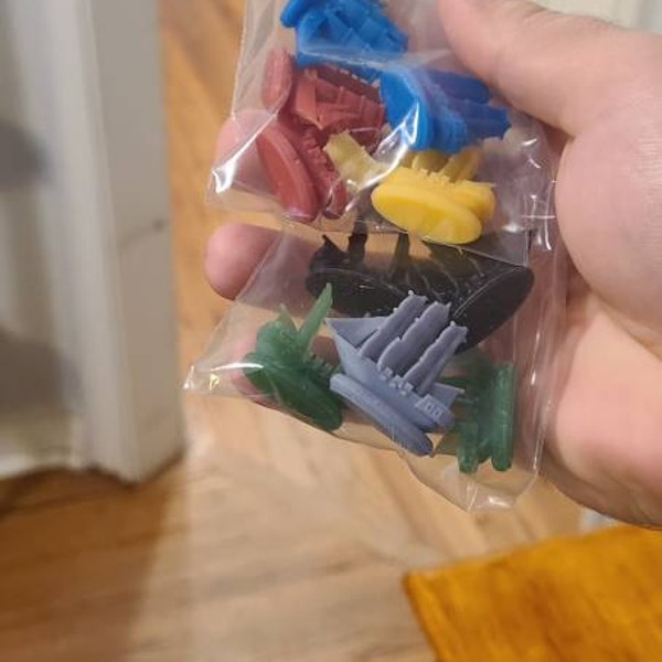 Multi-color Brig & Barc RPG World Map Markers | Dungeons N Dragons ...