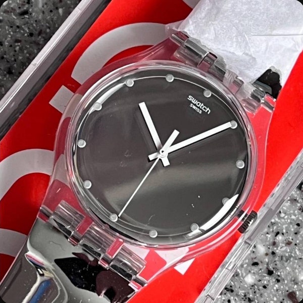 Vintage Swatch Watch 34mm Original Crazy Train With Cows GG194 Running ...