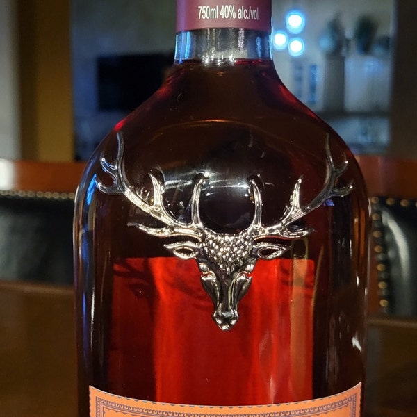 Bulleit Bourbon Whiskey Label, Bourbon Label, Custom Bourbon Bottle ...