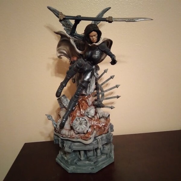 Alita Statue Model Kit by Creative Geek MB - Etsy