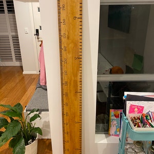 Personalised Wooden Birth Ruler Chart Custom Made in Australia | Etsy