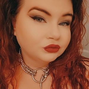 Chunky Chain Goth Layered Necklace Set Handmade, Waterproof, Steel Alt ...