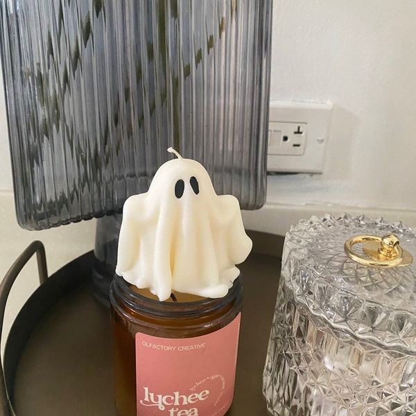 Ghost Candle | Halloween - Etsy
