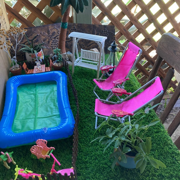 Doll Pool Elf Prop Life Vest Miniature Floats Dollhouse Accessories 12 ...