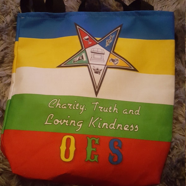 Order of Eastern Star Tote OES Carryall Bag Worthy Matron Tote Member ...
