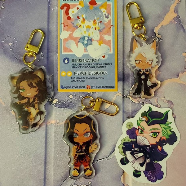 Nu Carnival Standee aster, Morvay, Blade, Yakumo, Edmond, Kuya, Garu ...