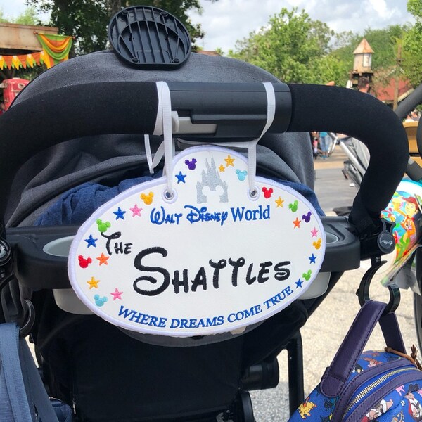 WDW Custom Cast Member ID Stroller Tag, Scooter Tag, Walker Tag - Etsy