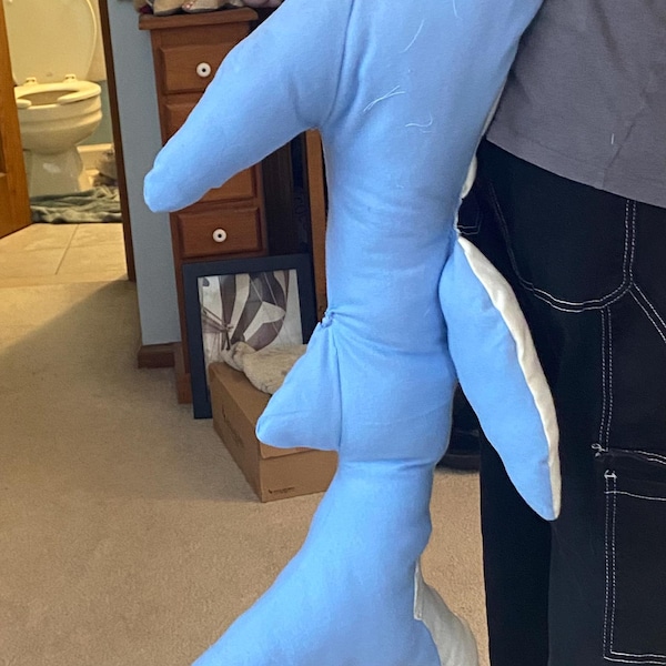 Upright Shark Fish Tail Pattern (digital Pdf/tutorial, A4/ANSI Letter ...