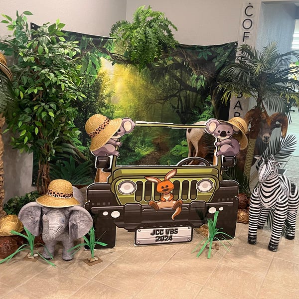 Australian Safari, Vehicle Theme, Personalized, DIY Photo Prop, Photo ...