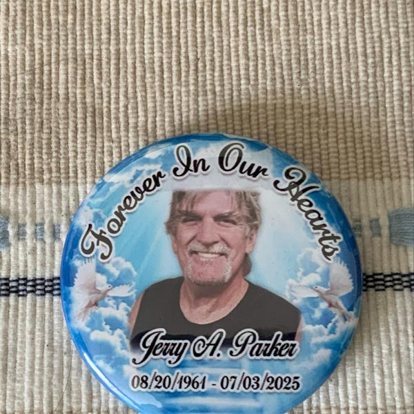 In Loving Memory of Sports Themed Memorial 2 Inch Pin Back Buttons - Etsy