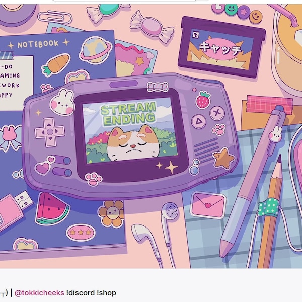 Animated Retro Gaming Stream Overlay: Nostalgic Lofi Twitch Bundle ...