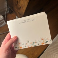 Personalized Stationery Set Flat Note Card Baseball Stationery Sports Stationery Baseball Note ...