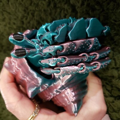 3D Printed Flexi Ball Python Snake - Etsy