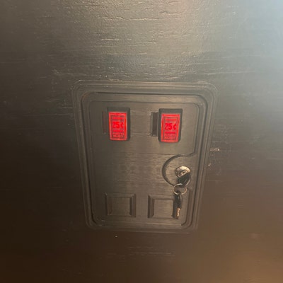 Full Size Arcade 3D Printed Coin Door With LED Credit Buttons - Etsy