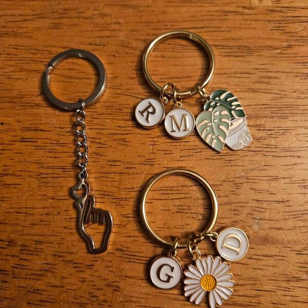 Monstera Green Leaves Keychain for Girls - Etsy