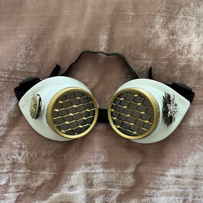 Victorian Steampunk, Mad Scientist Goggles, dr. Jekyll XIV Green UV ...