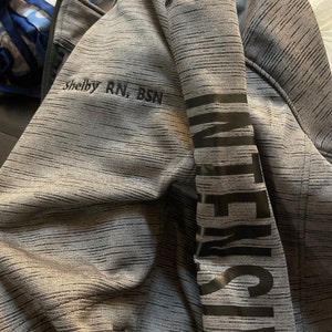 Postpartum Jacket Nurse Embroidered Nursing Jacket Women's | Etsy