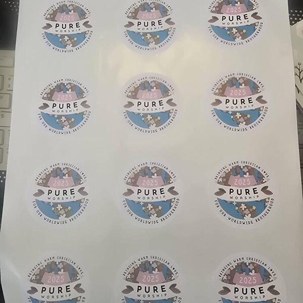 JW 2 Inch Stickers Labels - for Baptism Gifts, Pioneer Gifts, and ...