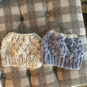 THE EVERWEAVE BEANIE Knitting Pattern, Knit Hat Pattern, Super Bulky ...