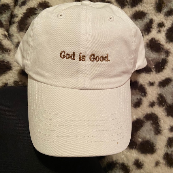 God is Good Hat, Christian Hat, God, Church, Faith, Pray, Grace, Bible ...