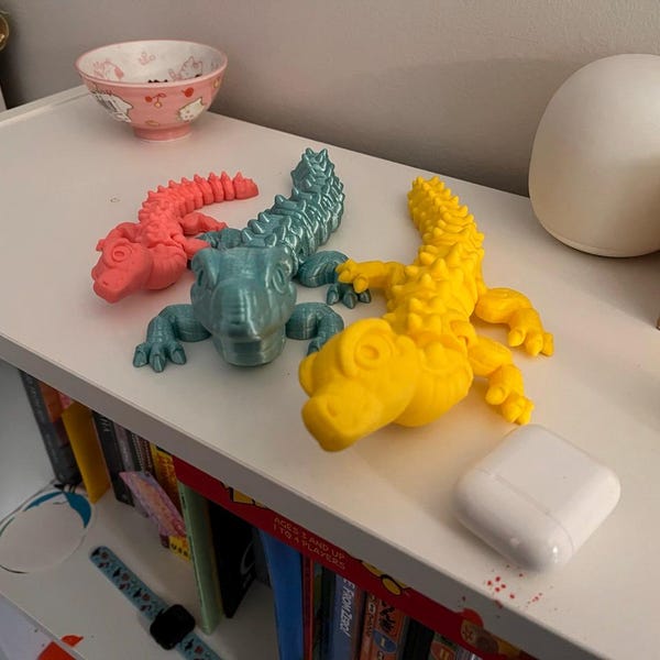 Ankylosaurus Articulated Fidget Dinosaur Toy 3D Printed Toonz Factory ...