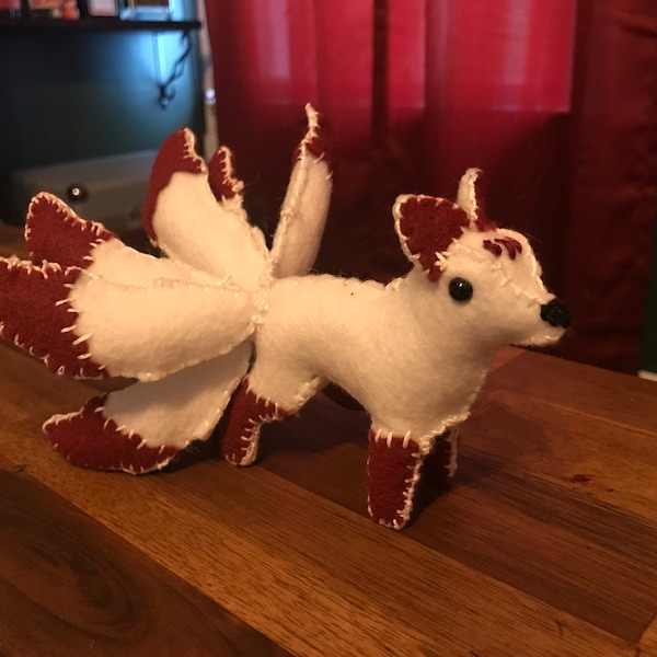 Fox & Kitsune. DIY Stuffed Felt Animal. Pattern and Sewing Guide - Etsy