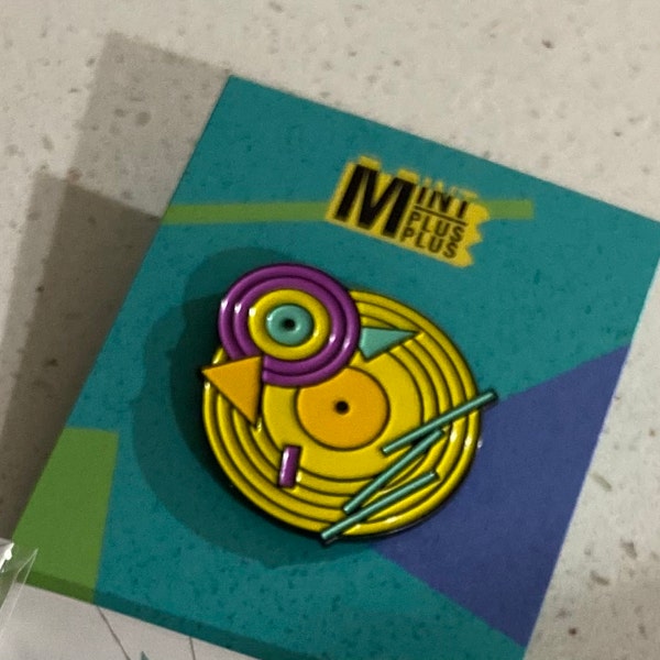 Premium Vinyl Record Music Enamel Pin - Etsy