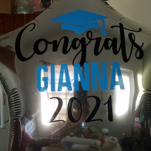 Personalized Graduation Balloons - Etsy
