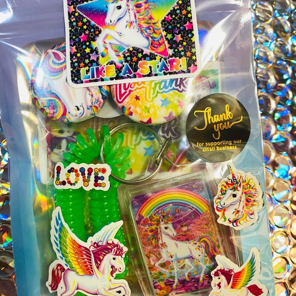 Lisa Frank Keychains, 90's Inspired, Choose One, Party Favors ...