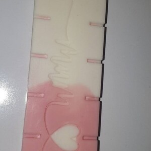 Single Heart Snap Bar Design Wax Melt Bar Silicone Mould - Etsy UK