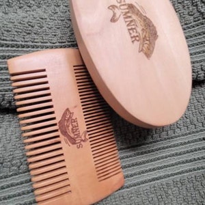 Wooden Comb for Men Hair Comb Personalized Beard Neem Comb Custom for ...