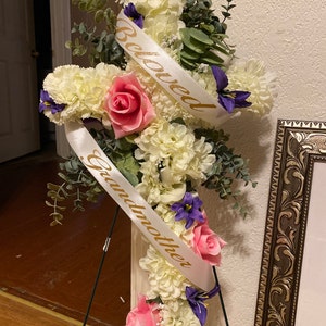 24 Cross Metal Wreath Form DIY Deco Mesh Burlap Frame - Etsy