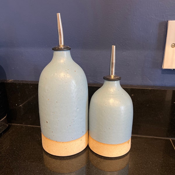 Handmade Ceramic Pastel Oil Pourer in Small or Large - Etsy