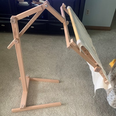 Needlework Floor-standing Type Stand With Adjustable Frame Made of ...
