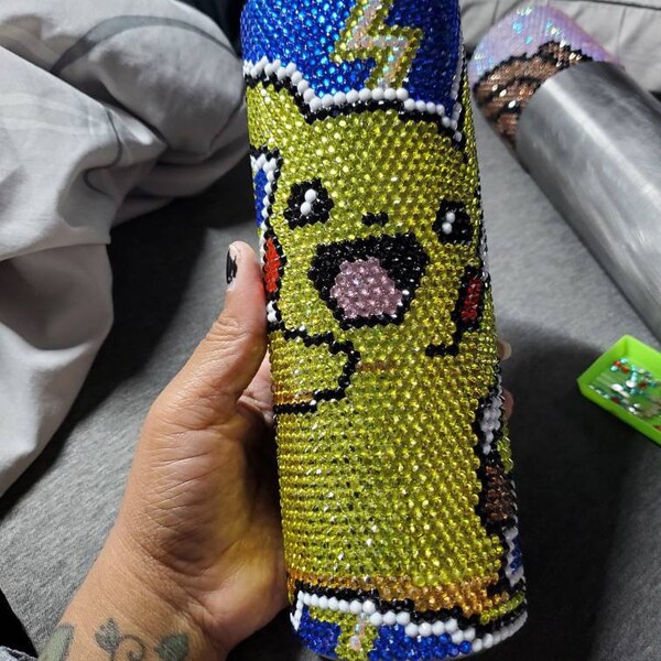 Horror Trio Ss16 20oz Rhinestone Tumble Pattern - Etsy