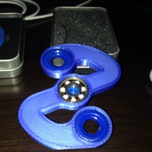 EDC Small Dual Bar Brass Fidget Spinner - Etsy