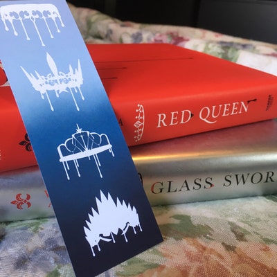22. Red Queen Series Inspired Bookmarks - Etsy