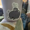 Bug With a Mug Sticker / Rolly Polly / Cute Bug Sticker / Isopod ...