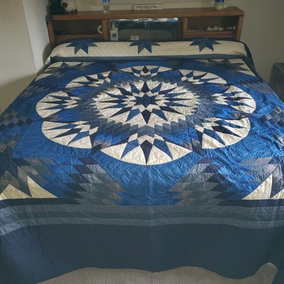 CUSTOM Handmade Boho Heart Quilt, Homemade Scrap Quilt Block, Custom ...