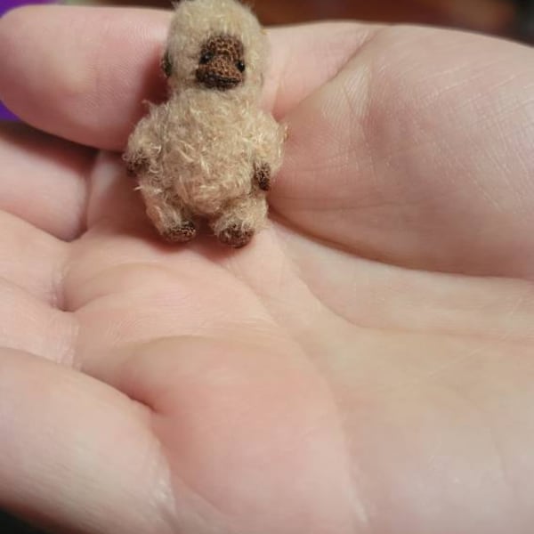 Micro Crochet Amigurumi Realistic Lemur Art, Mini Micro Animals Lemur ...