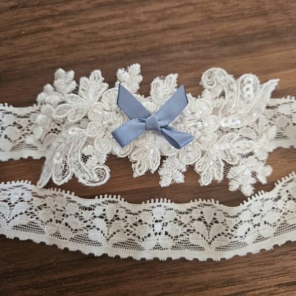 Stars and Moon Wedding Garter Set, Celestial Garters, Garters With ...