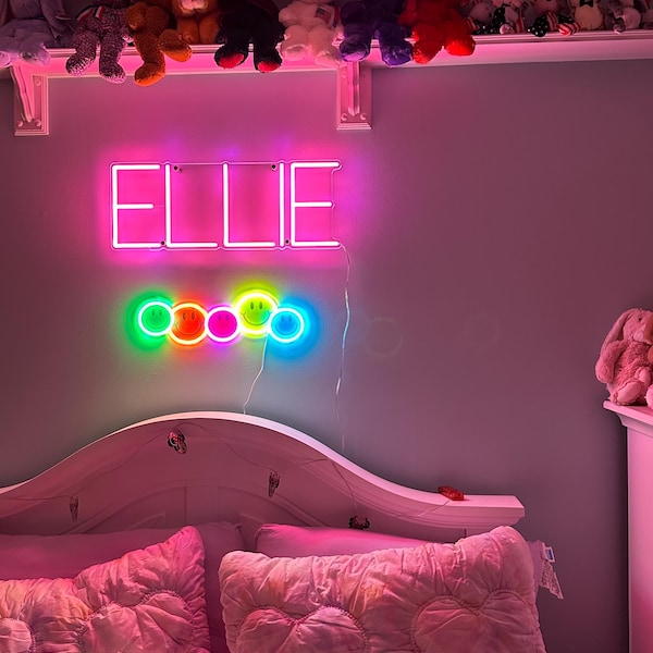 Custom Neon Sign, Personalized LED Name Light, Neon Wall Decor, Custom ...