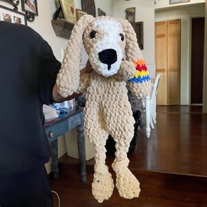 Hunley Hound Teacup Pup Pattern Knotted Dog Lovey - Etsy