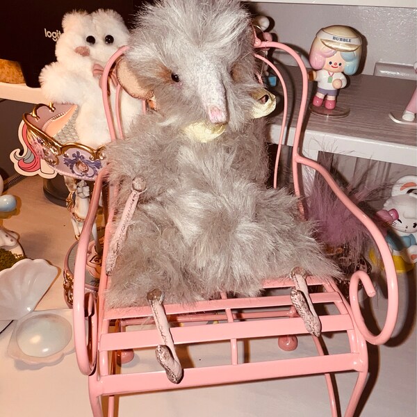 TINY Beige Boy Mouse. Bjd Stuffed Animals Rat by Ratberry. Blythe and ...