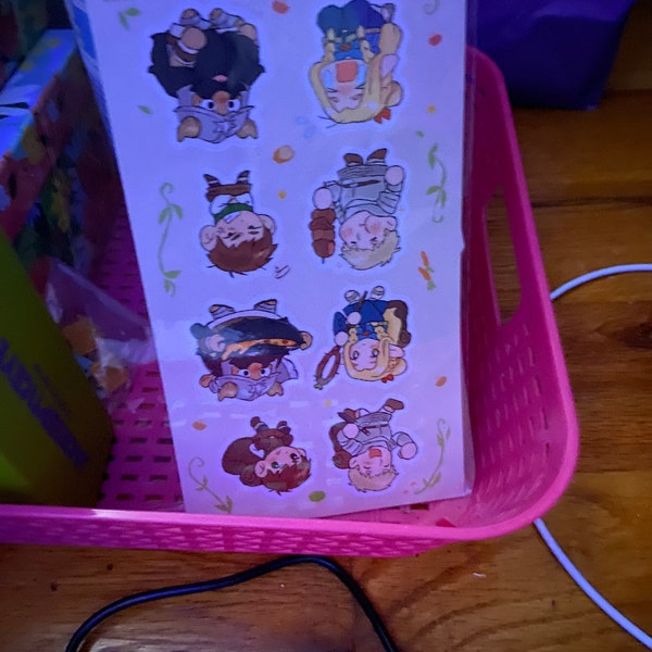 Dungeon Meshi Sticker Sheet: Matte Vinyl Dunmeshi (4x6) - Etsy