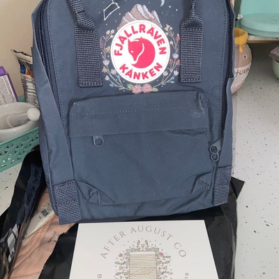 Custom Kanken Mini Backpack Hand Embroidered With Personalized - Etsy